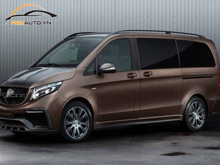 Dán Wrap đổi màu xe Mercedes V-Class đẳng cấp tại TP.HCM
